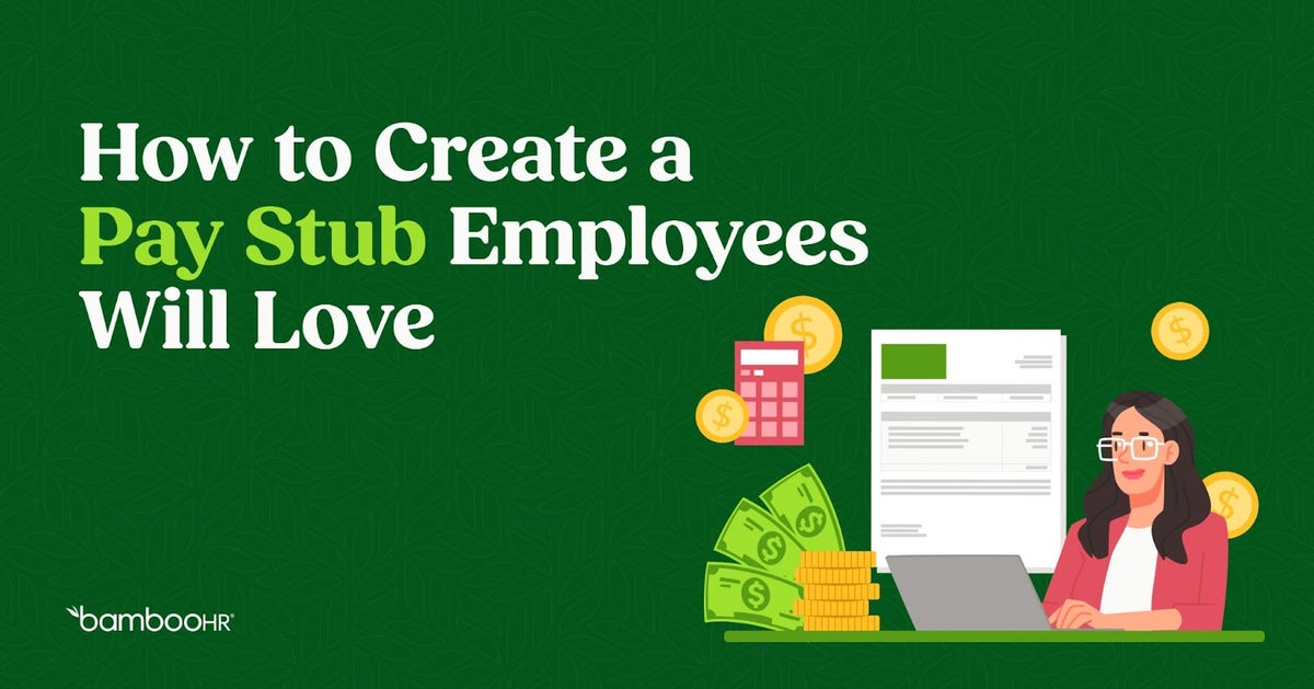 How to Create a Pay Stub Employees Will Love [Free Pay Stub Template ...