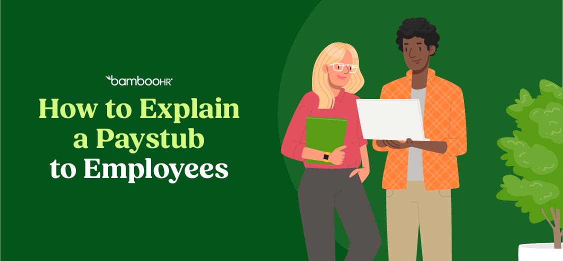 How to Explain a pay stub to Employees