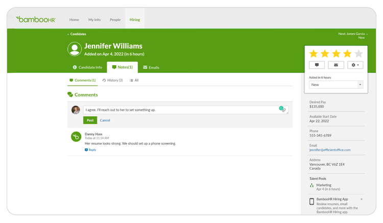 Applicant Tracking Software (ATS) Hiring System | BambooHR