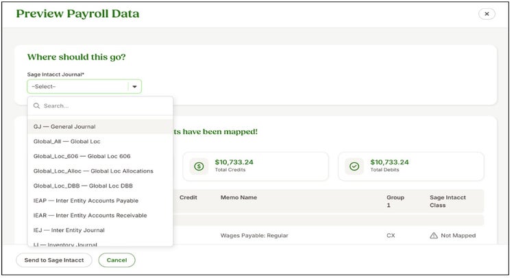 Sage Intacct (General Ledger) - BambooHR Marketplace | Your Favorite ...