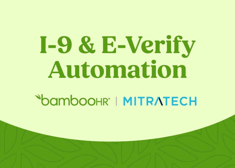 BambooHR® I-9 & E-Verify - BambooHR Marketplace | Your Favorite Integrated HR Apps