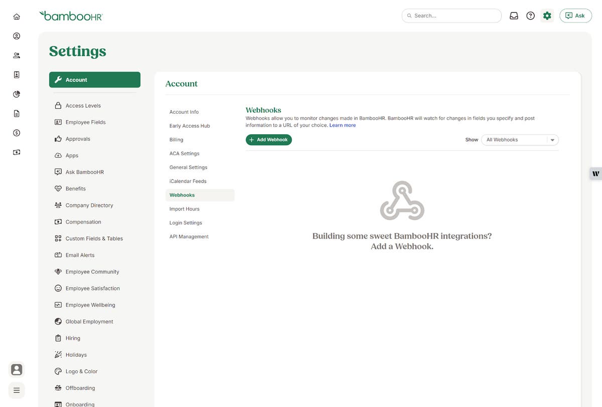 Enhanced Webhooks With Real Time Delivery Product Updates Bamboohr