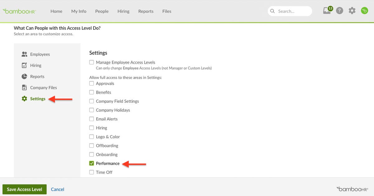 Adding Performance Permissions To Custom Access Levels | Product ... Adding Performance Permissions To Custom Access Levels | Product ...