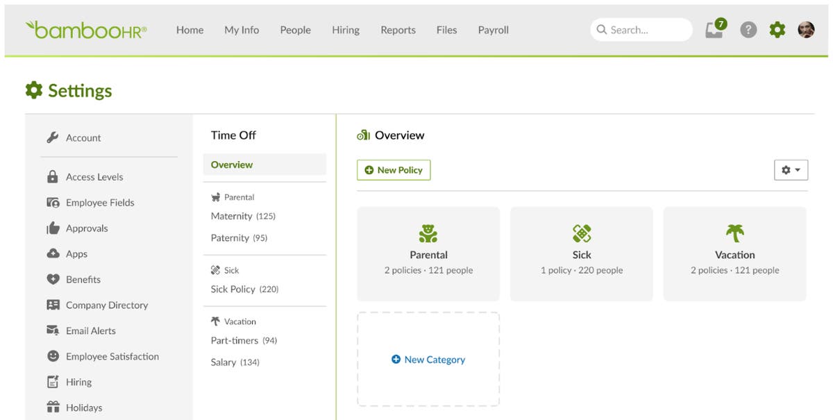 Improved Experience on the Time Off Settings Page | Product Updates ...