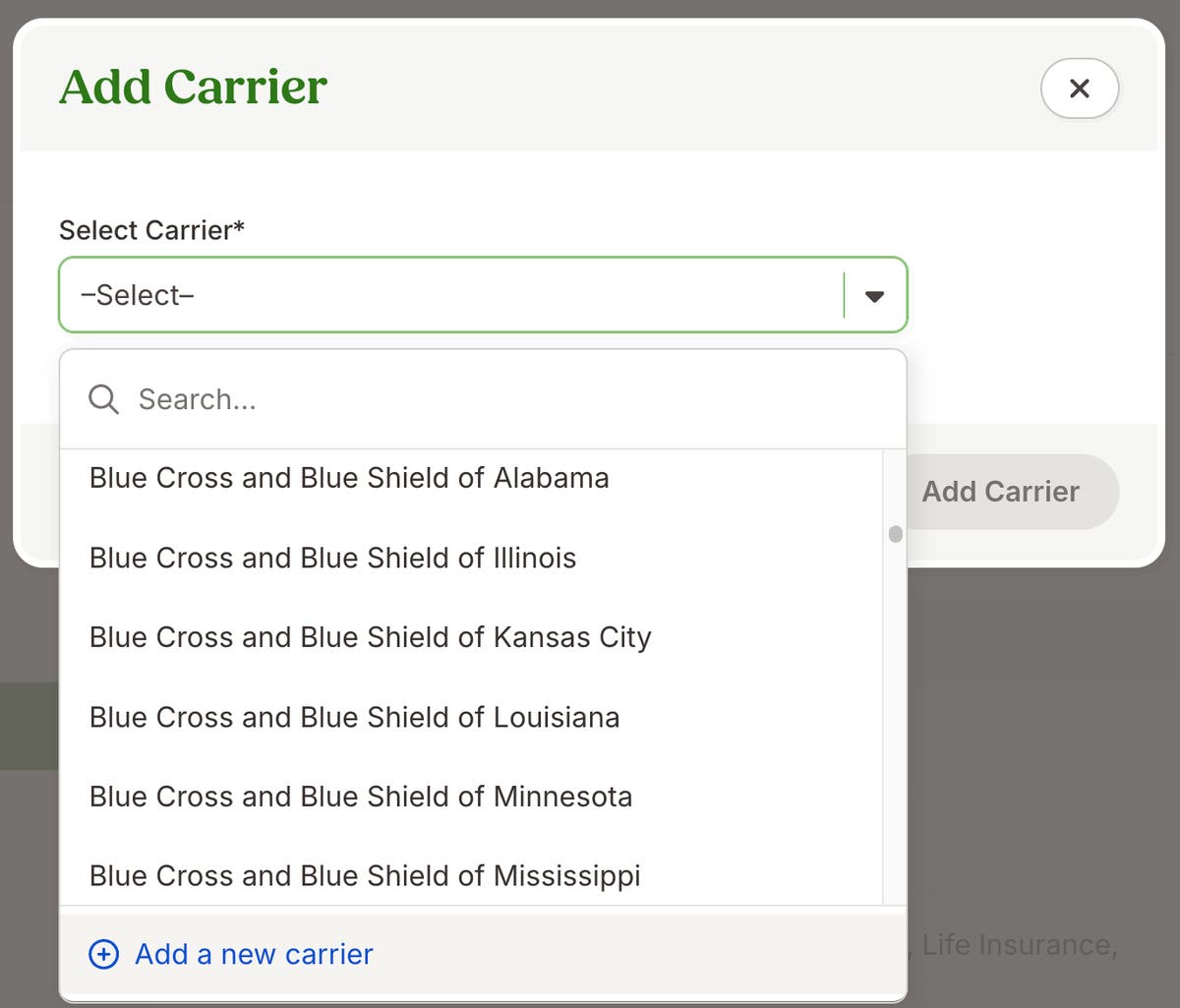 New Way to Add Carrier Information | Product Updates | BambooHR