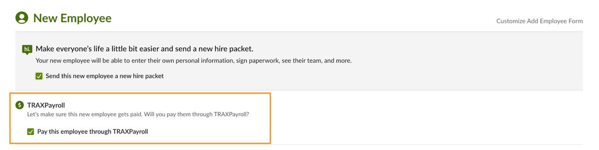 Updates to Add New Employee Form | Product Updates | BambooHR