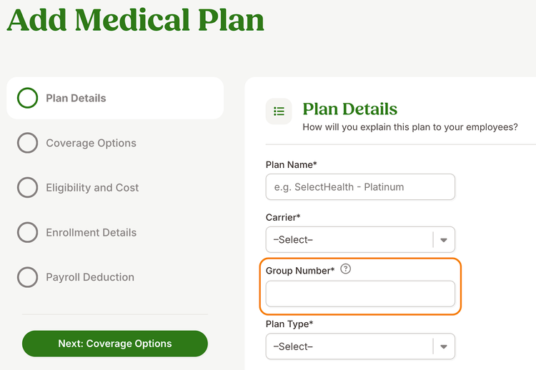 New Way to Add Carrier Information | Product Updates | BambooHR