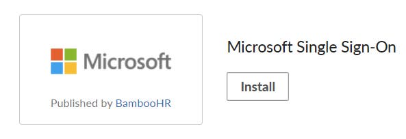 Enable Single Sign-on With Microsoft Accounts! | Product Updates | BambooHR