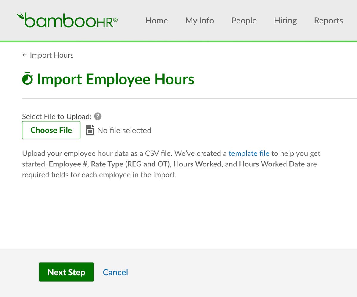 Hours Importer Updates | Product Updates | BambooHR