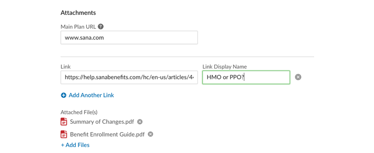 Add URLs to Benefit Plans | Product Updates | BambooHR Add URLs to Benefit Plans | Product Updates | BambooHR