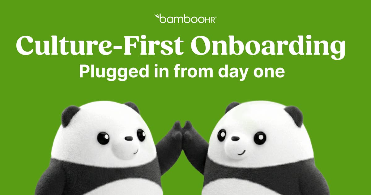 Create Culture-First Onboarding That Lasts | BambooHR