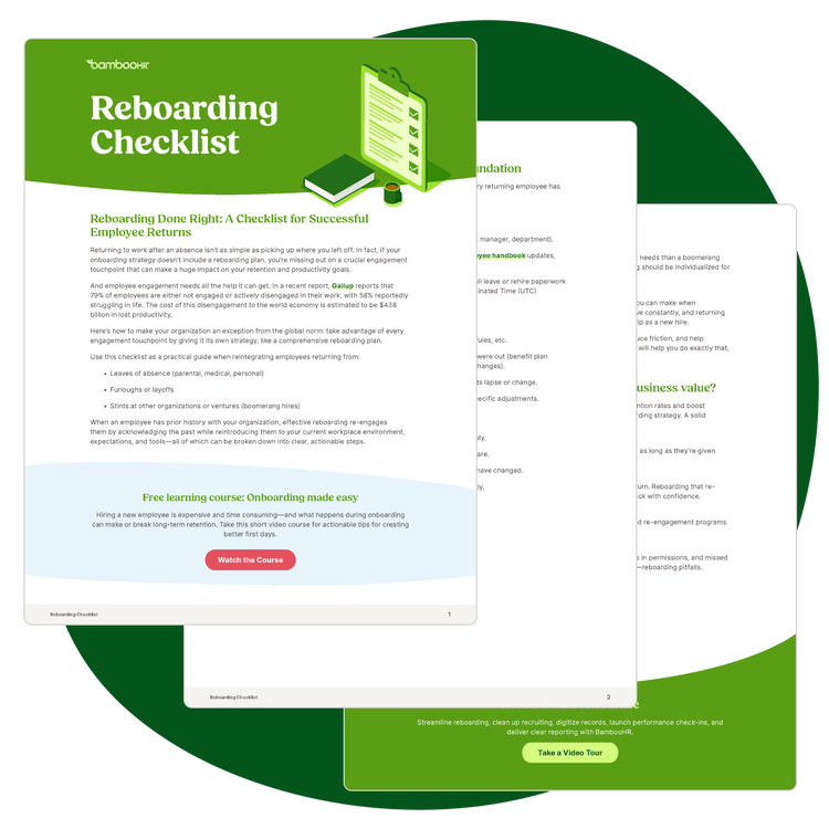 Reboarding Done Right: A Checklist for Successful Employee Returns ...