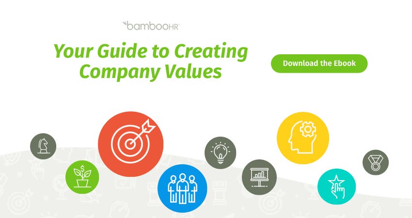 Your Guide to Creating Company Values [eBook] | BambooHR