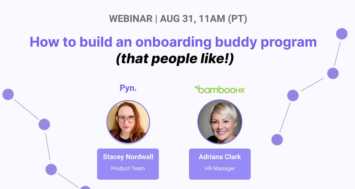 How to build an onboarding buddy program (that people like!) | BambooHR